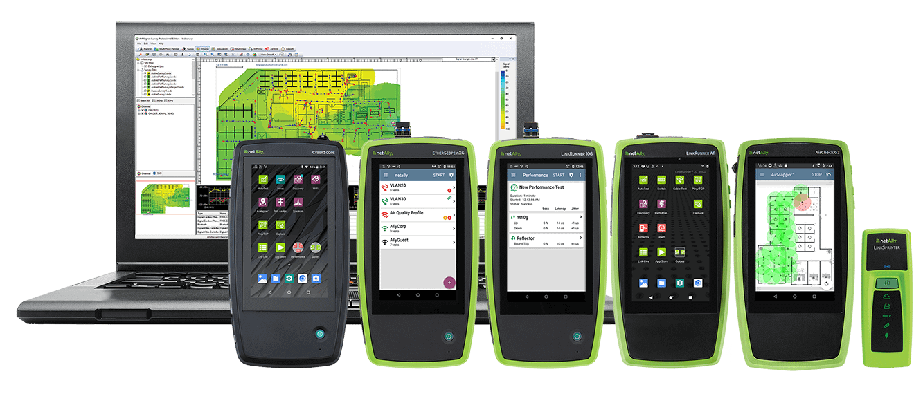 NetAlly Network Tester & WiFi Analysis