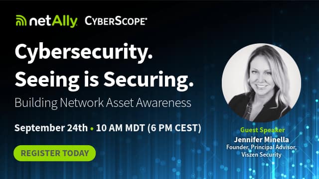 Cybersecurity Webinars | NetAlly CyberScope